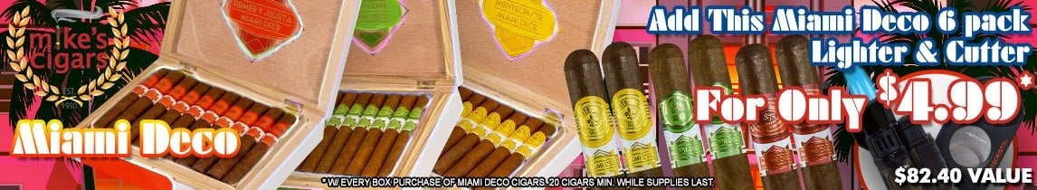 Miami Deco Cigars by Mike's Cigars